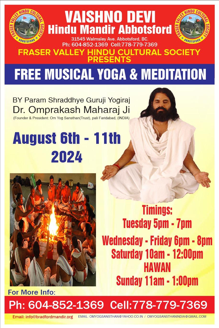 Upcoming Events – Vaishno Devi Mandir Abbotsford